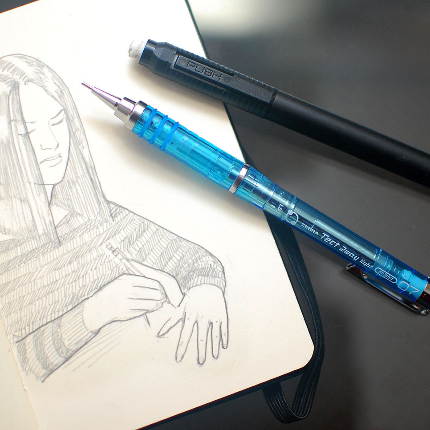 Zebra Tect 2way Light Drafting Pencil Review - Art & Projects by Marc ...
