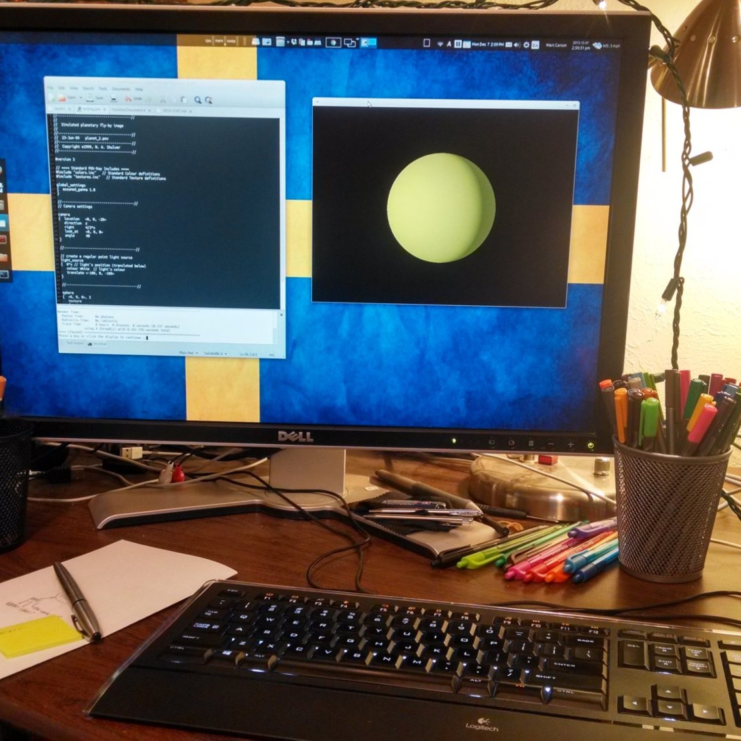 How To Install Pov Ray In Ubuntu 1404 Art And Projects By Marc Carson
